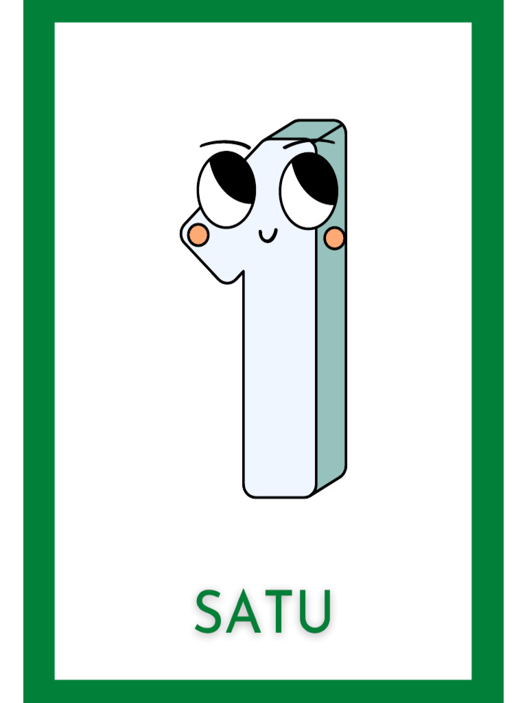Green Cute Numbers 1-10 Class Posters | PDF