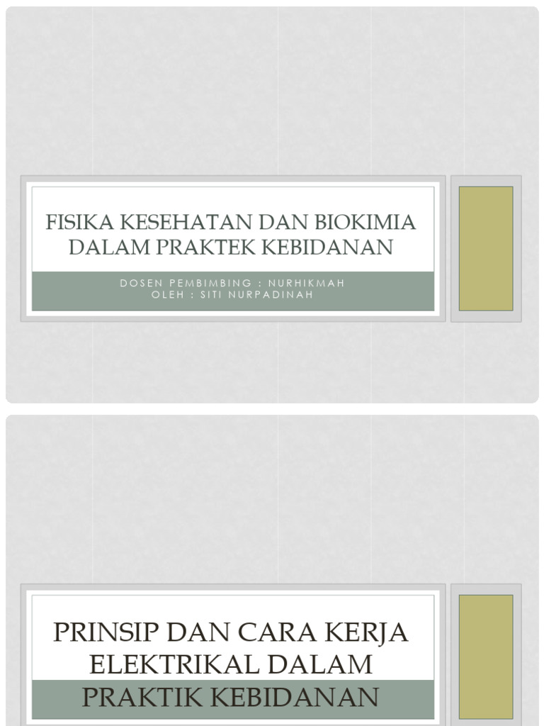 Fisika Kesehatan Dan Biokimia Dalam Praktek Kebidanan | PDF | Pengembangan Diri | Sains & Matematika