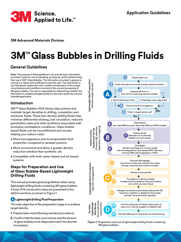 3m Glass Bubbles in Drilling Fluids Application Guidelines | PDF | Pump ...