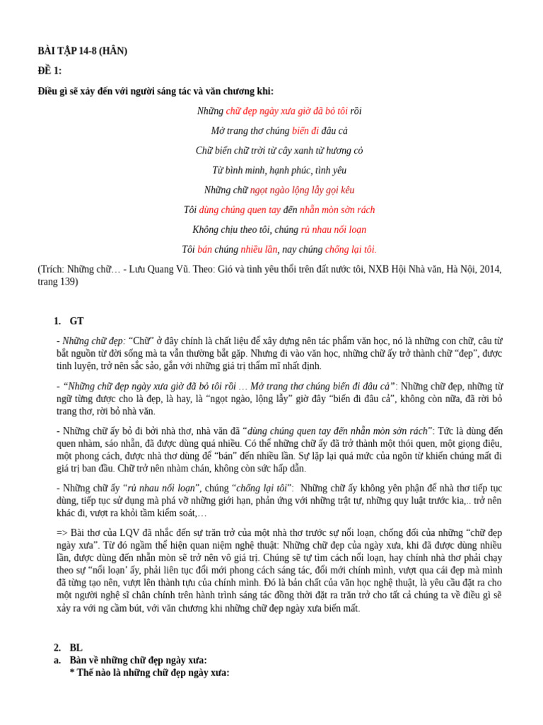 luyện đề llvh | PDF