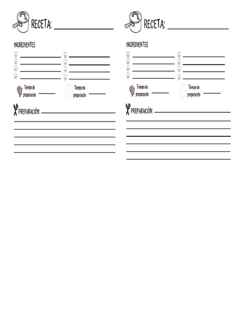 Formato de Receta | PDF