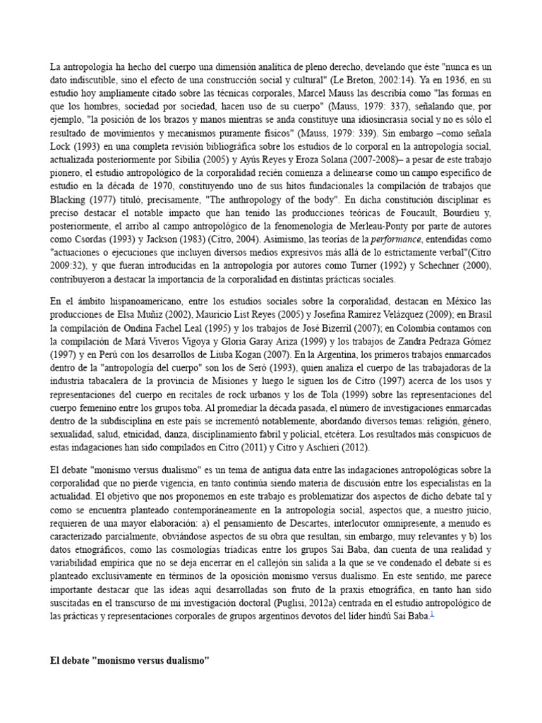 Dualismo Vs Monismo | PDF | René Descartes | Dualismo