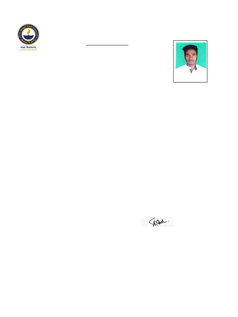 West Bengal State University: Cbcs Sem-Vi Examination, 2024 Regular Candidate | PDF ...