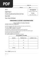 Kcse 2024 Paper 3 | PDF