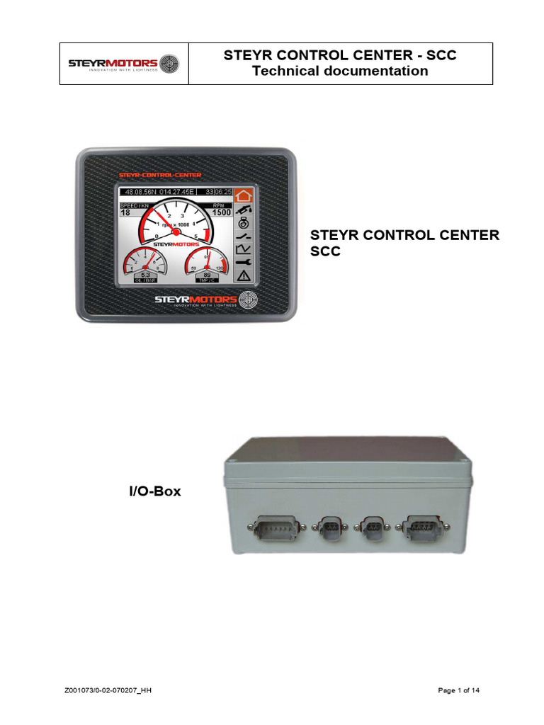 Steyr Control Center - SCC Technical ... - Steyr Motors | PDF | Fuse ...