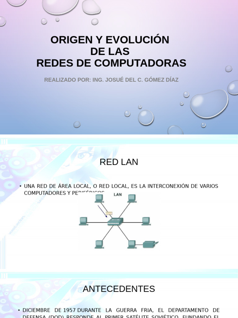Origenes de Las Redes | PDF | Red de computadoras | Red de área amplia
