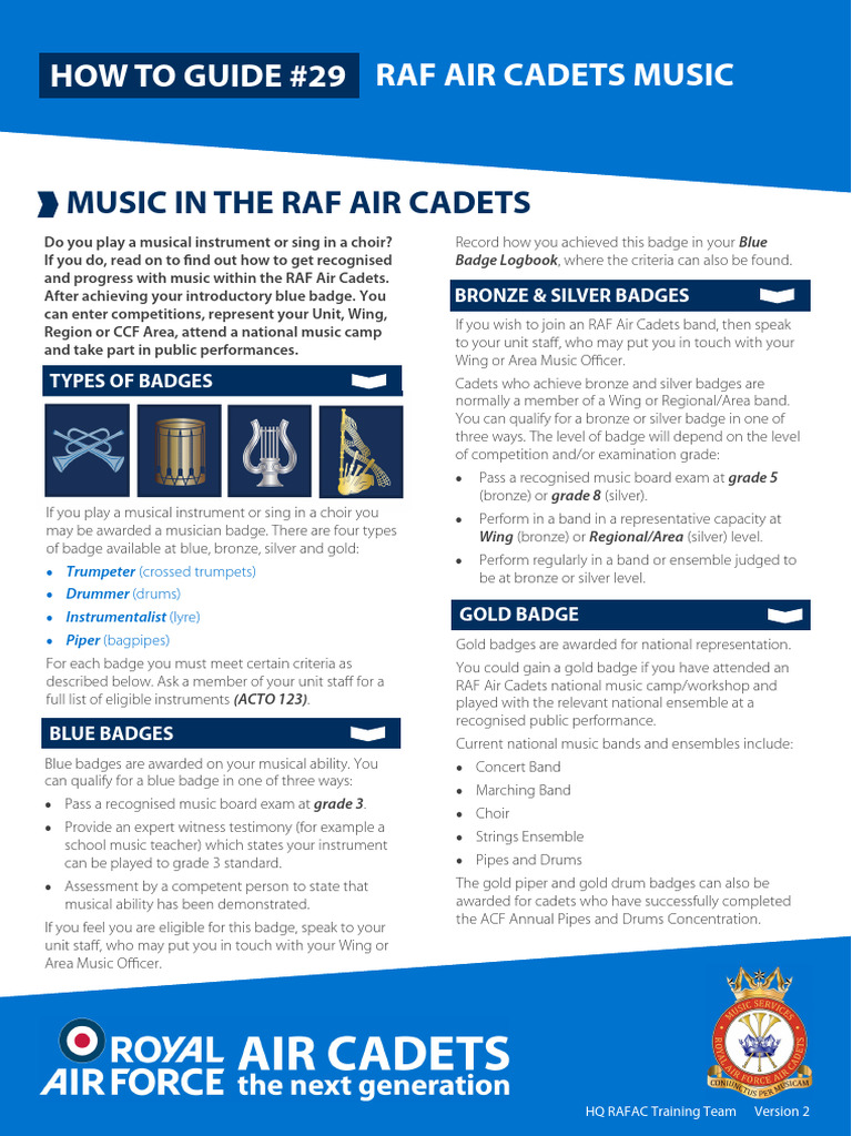 Cadet How To Guide 029 | PDF | Musical Instruments