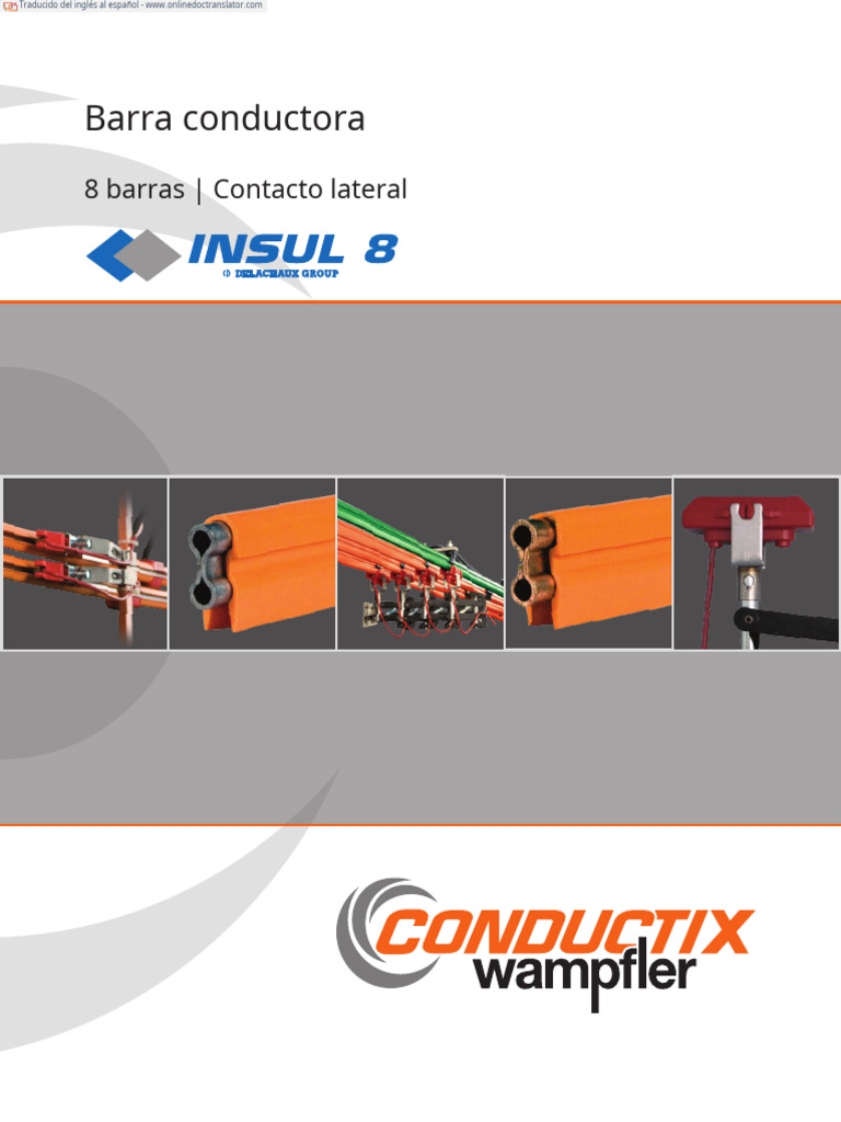 Conductix Insul 8 8 Bar Conductor Bar Brochure - En.es | PDF ...