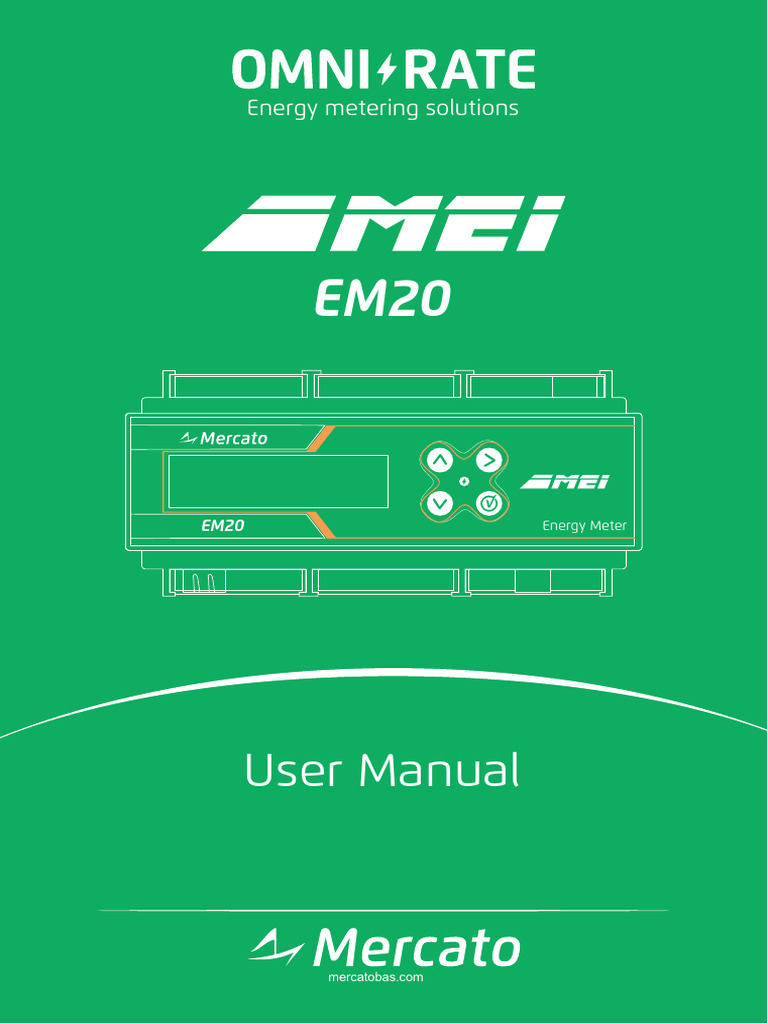 MEI EM20 Energy Meter User Manual | PDF | Computer Network | Fuse ...