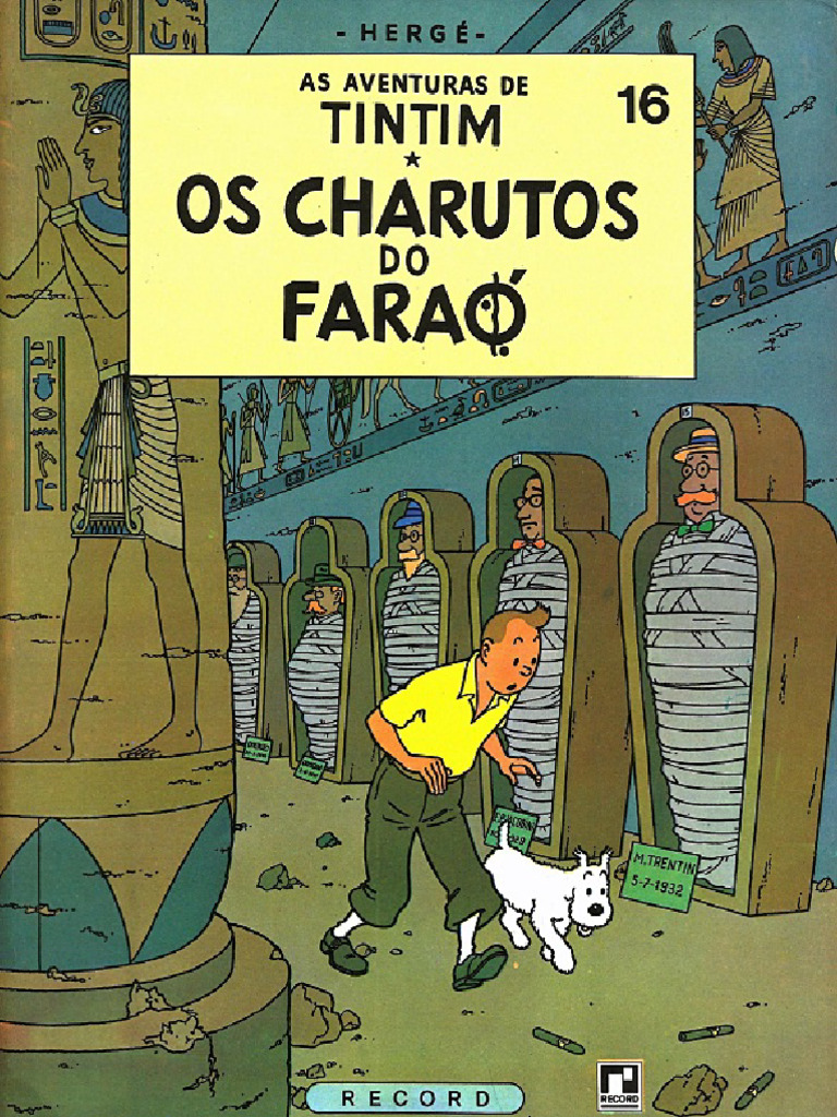 Tintim (1934) Os Charutos do Farao | PDF
