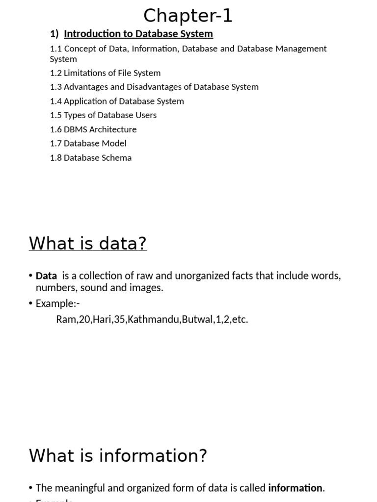 Chapter-1 (DBMS) (Autosaved) | PDF | Databases | Relational Model