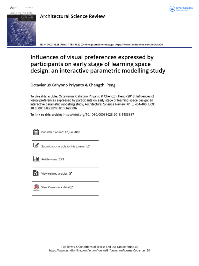Visual Preferences in Learning Space Design | PDF | Simulation | Color