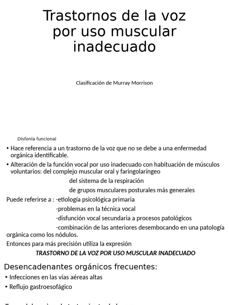 Clasificación de Morrison | PDF | Contracción muscular | Músculo
