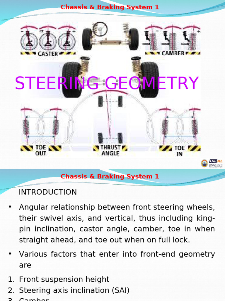 2.3. Steering Geometry | PDF | Steering | Vehicle Technology
