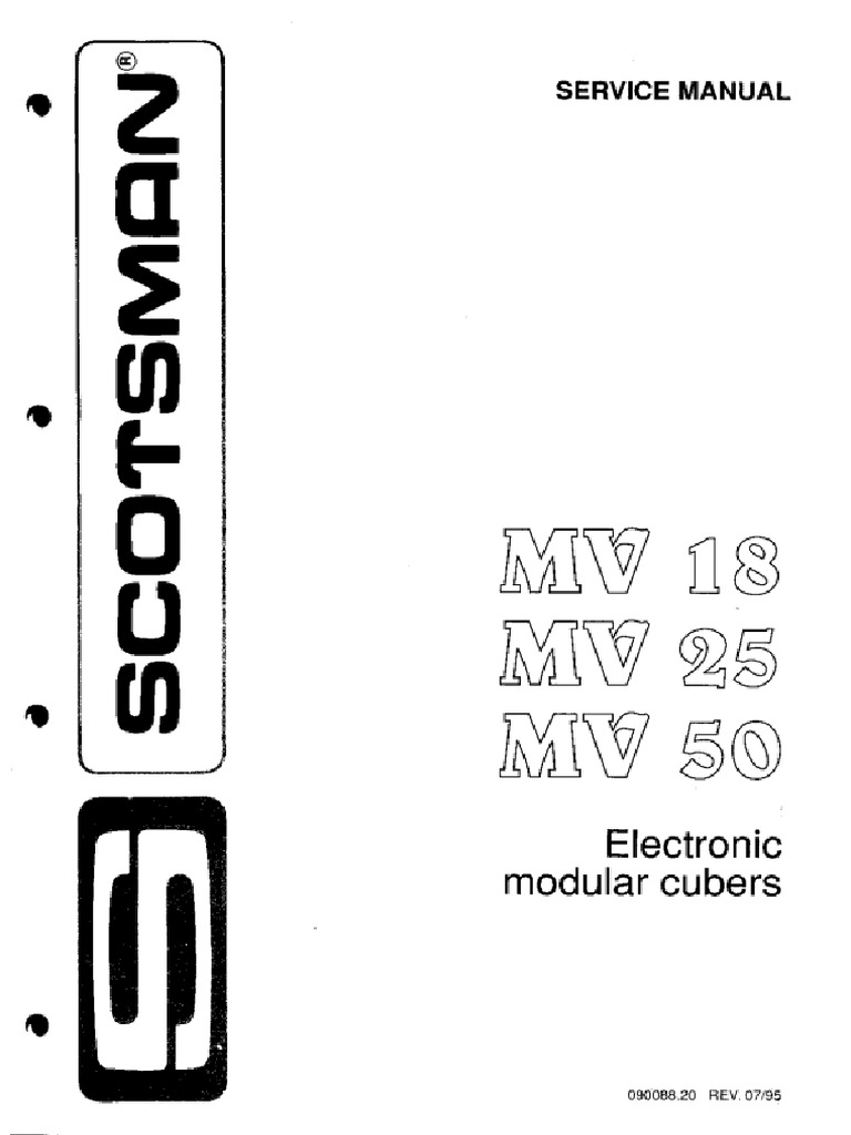 Scotsman MV18 Service Manual | PDF
