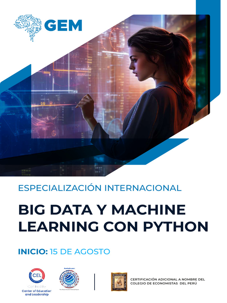 Big Data Machine Learning Con Python Gem | PDF | Aprendizaje automático | Big Data