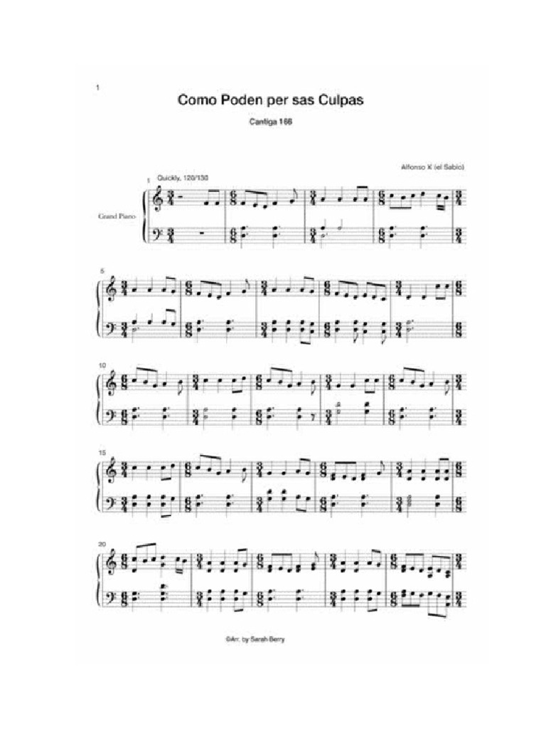 PARTITURA Edad Media Profana-2 | PDF