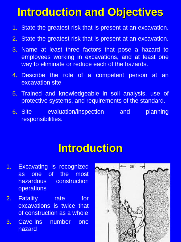 Excavation - Safety - ABB | PDF | Occupational Safety And Health ...