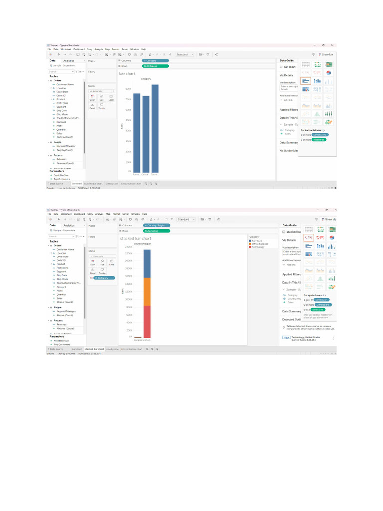 Tableau Class Screenshots | PDF