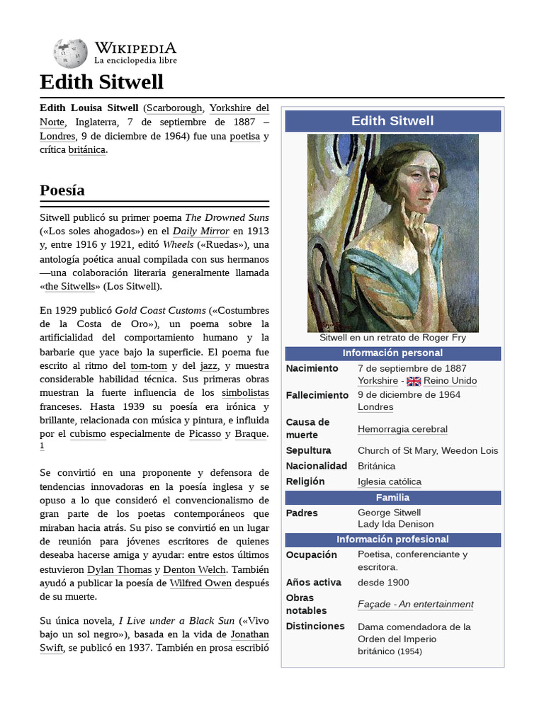 Edith Sitwell | PDF