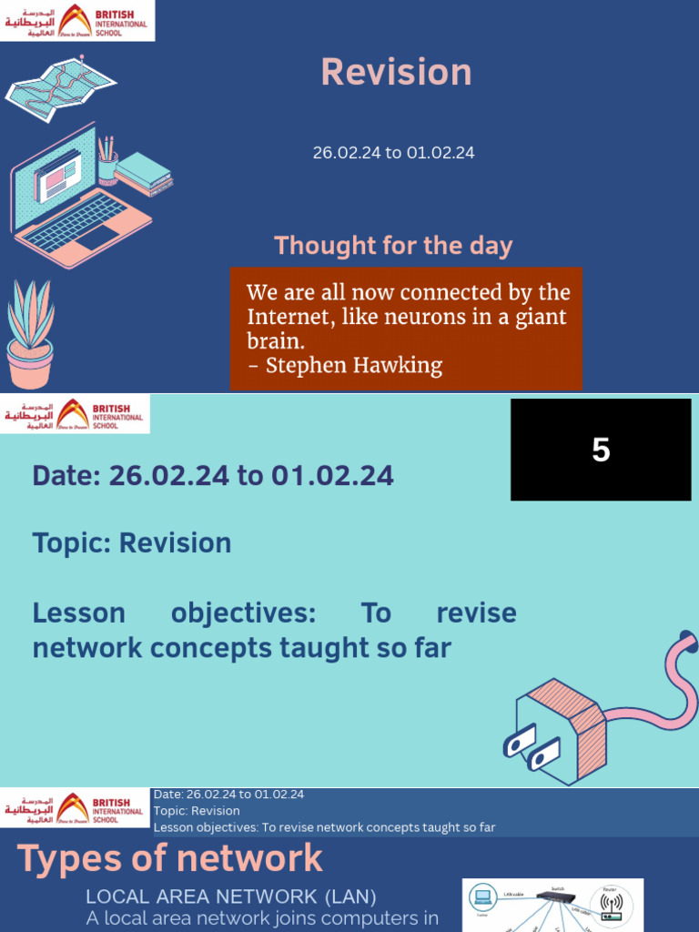 Grade 5 Theory 26.02.24 To 01.02.24 - Revision | PDF | Computer Network ...