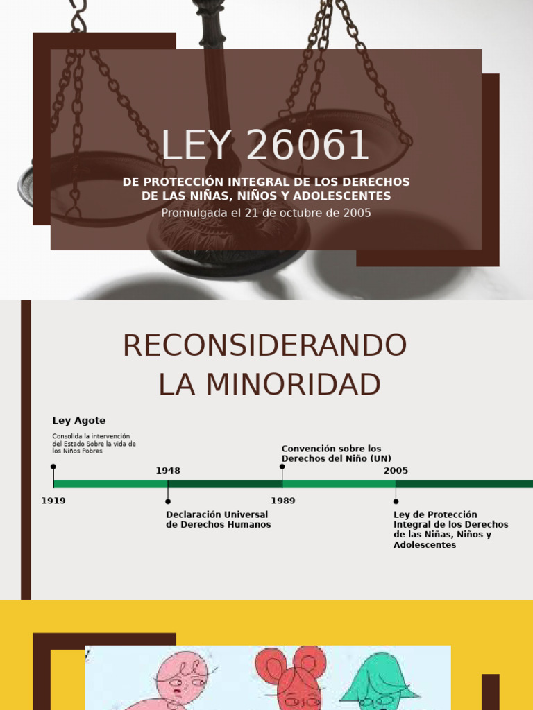 Ley 26061 | PDF | Organización no gubernamental | Derechos