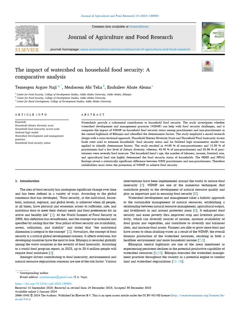 Comparative Analysis | PDF | Food Security | Logistic Regression Comparative Analysis | PDF | Food Security | Logistic Regression