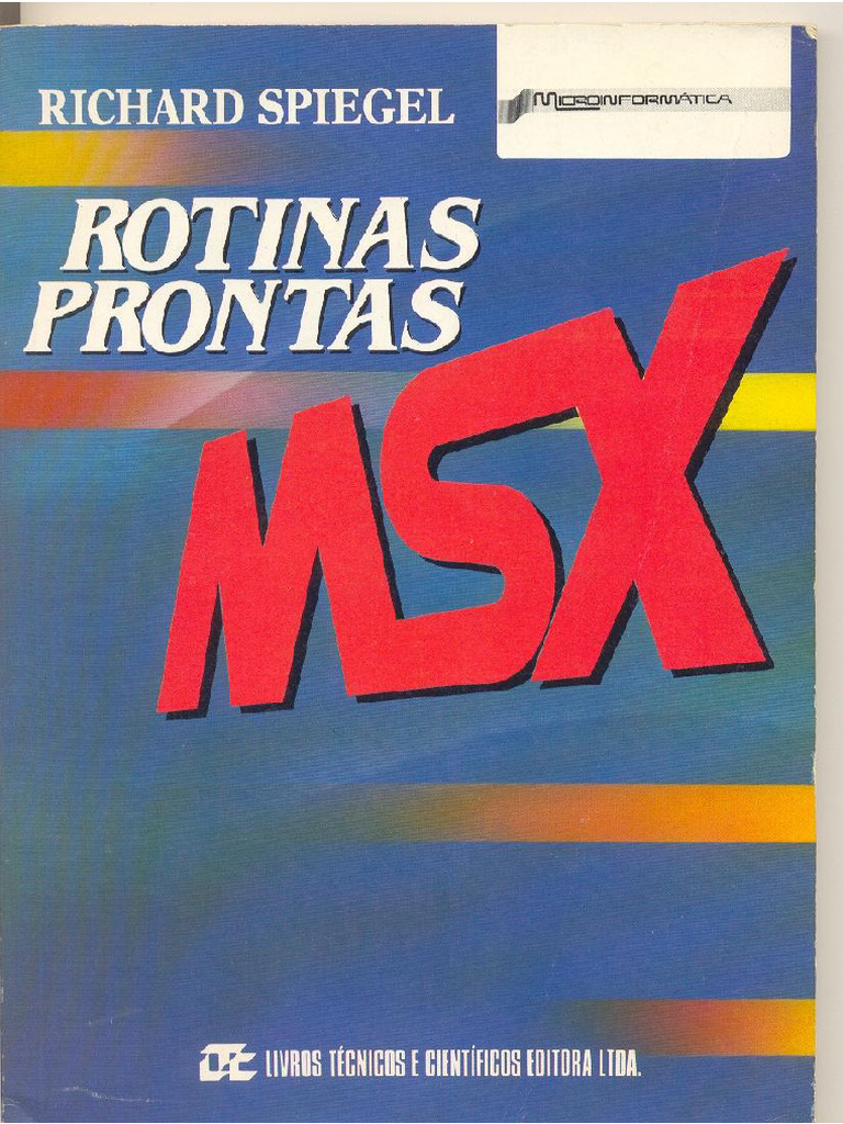 Rotinas Prontas MSX | PDF