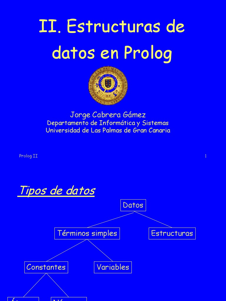 Prolog 2 | Descargar gratis PDF | Tipo de datos | Sintaxis (Lógica)
