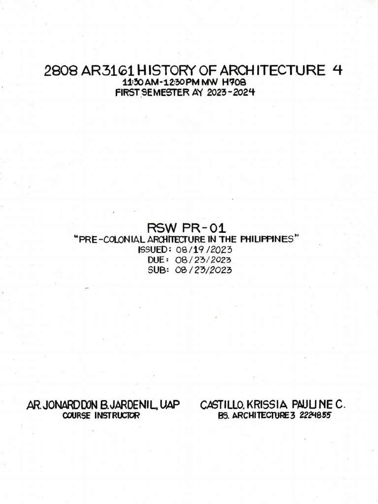 RSW - PR-01 - Castillo, Krissia Pauline C. | PDF