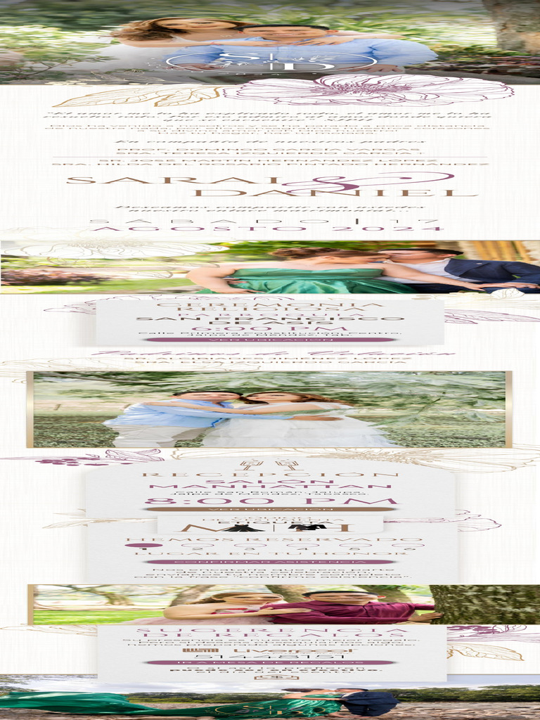 Boda Sarai y Daniel 1 | PDF
