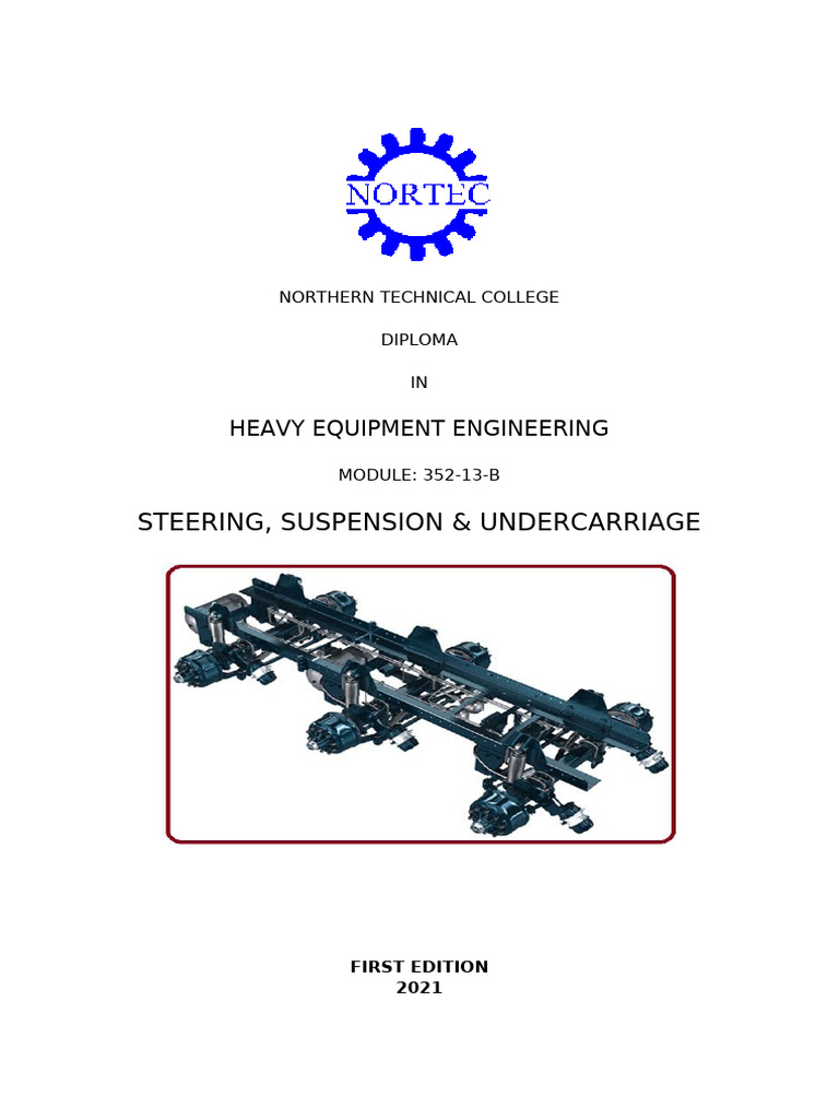 Steering - Suspension and Undercarriage Module | PDF | Steering | Axle