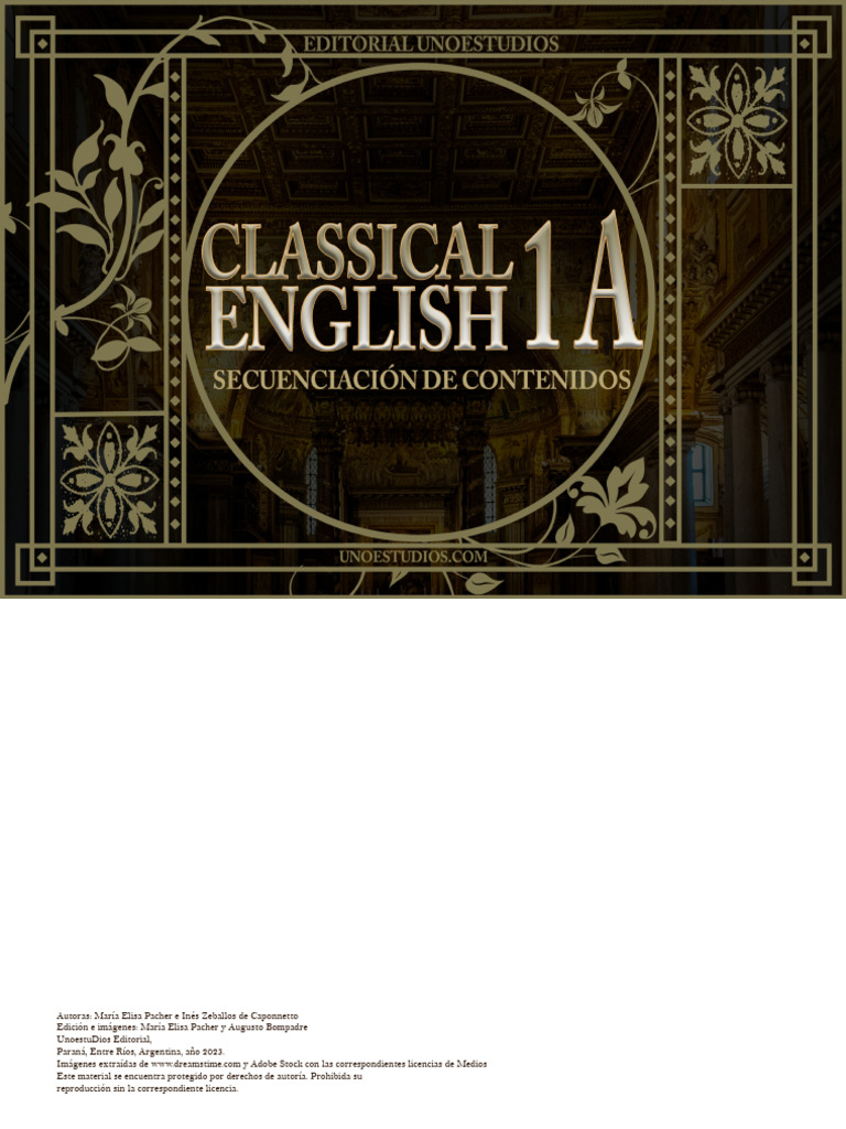 Classical English 1 A - Secuenciación de Contenidos | PDF | Europe | Africa