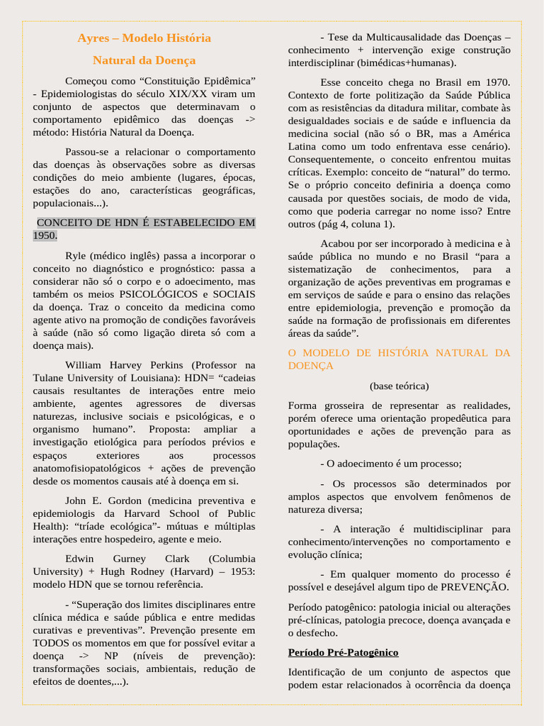 HDN Resumo | PDF | Sociologia | Promoção de saúde