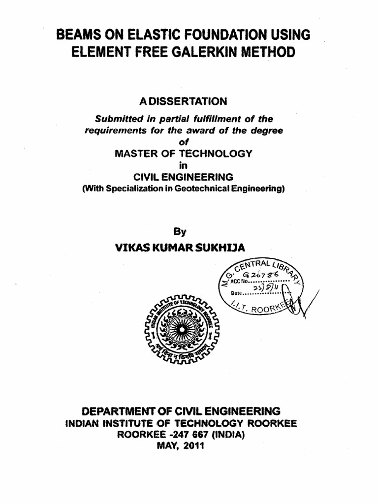 GALEKIN METHOS BEAM | PDF | Finite Element Method | Beam (Structure)