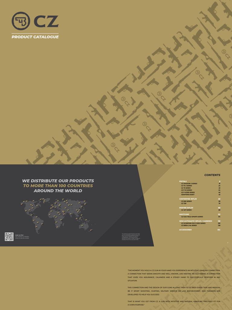 CZ General Catalog 2024 en v2 | PDF | Trigger (Firearms) | Ballistics