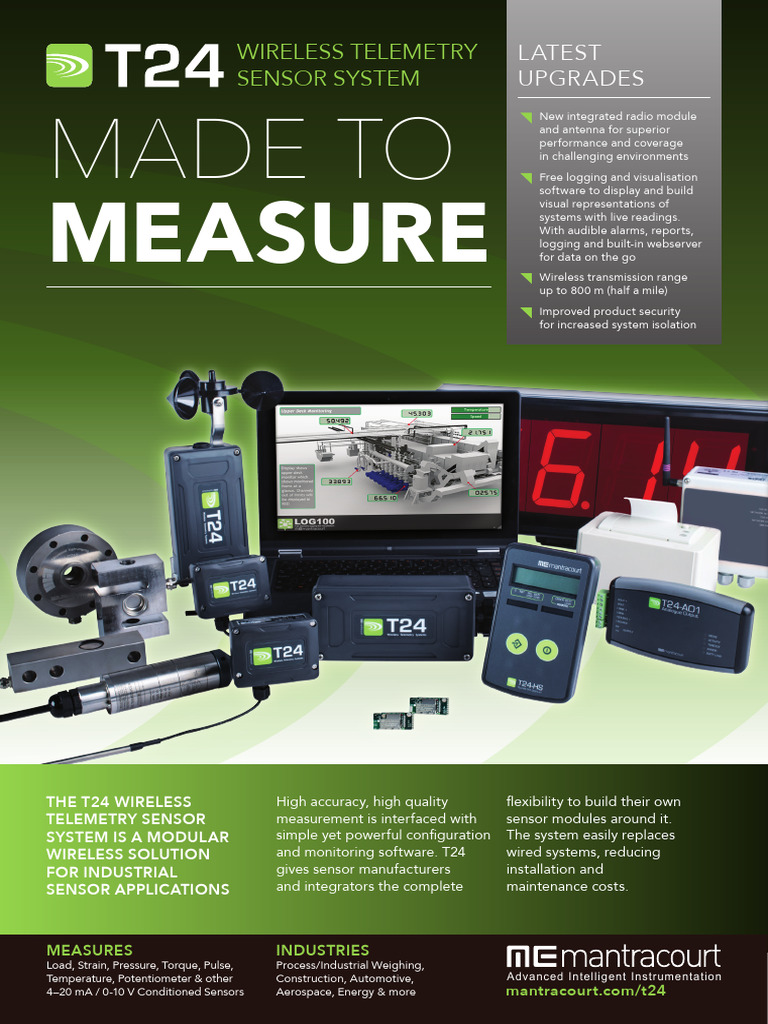 T24 System | PDF | Sensor | Transmitter