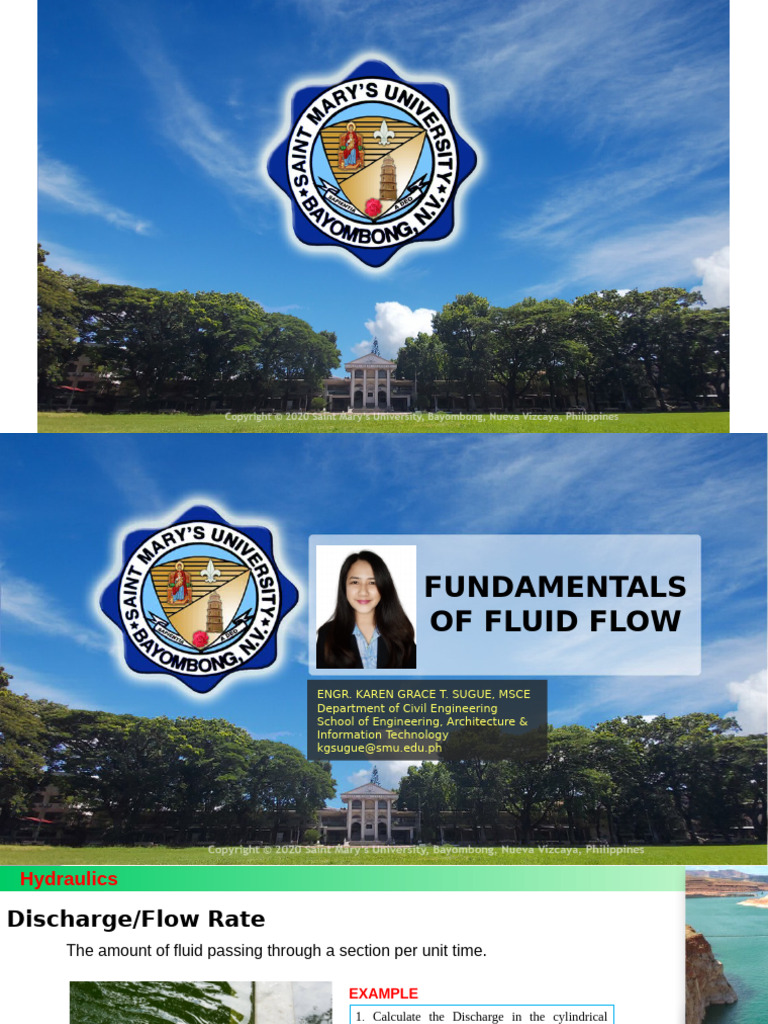 12 Fundamentals of Fluid Flow | PDF | Flow Measurement | Discharge ...