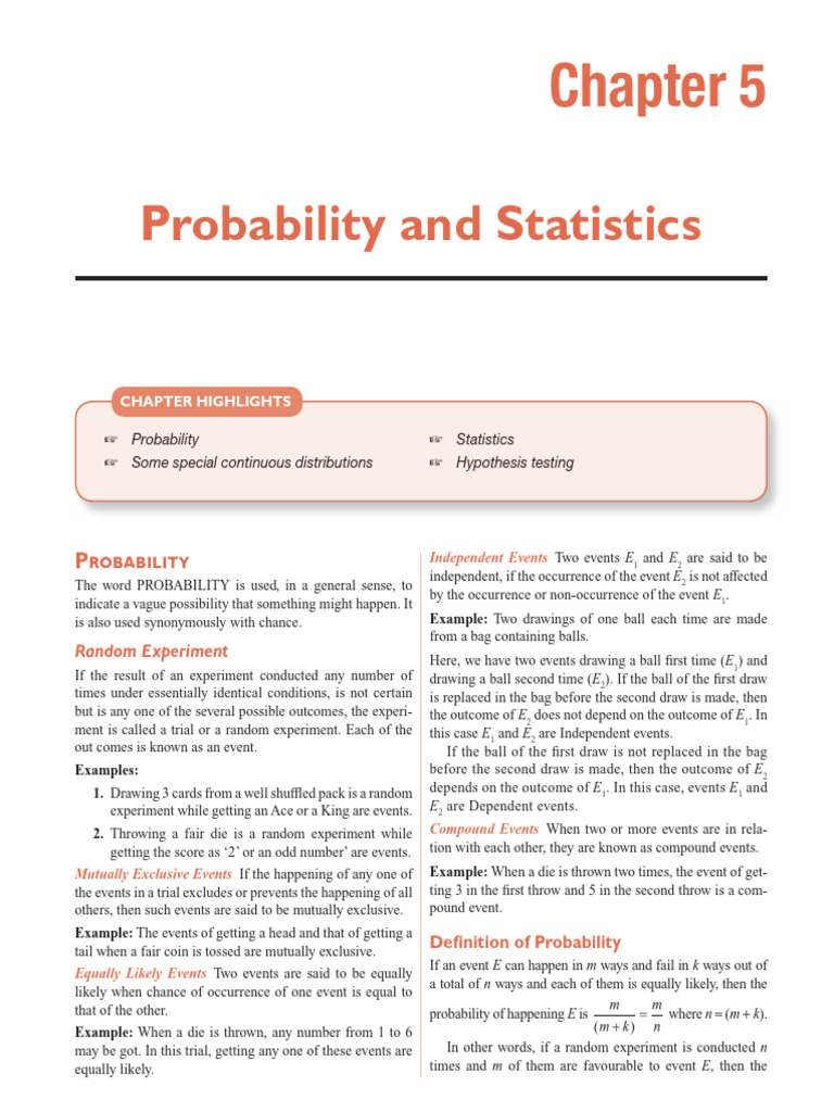 Probability & Statistics Basics | PDF | Probability Distribution | Normal Distribution