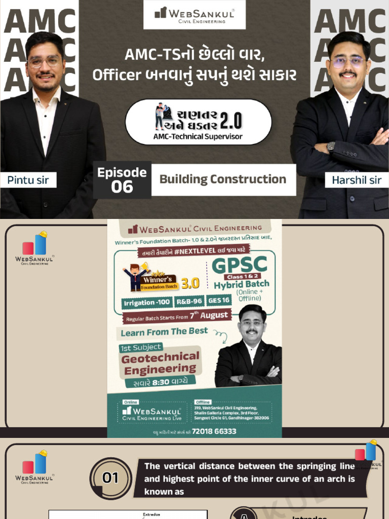 Ep.06 Chantar Ghadtar 2.0 Building Construction | PDF | Stairs | Crane ...