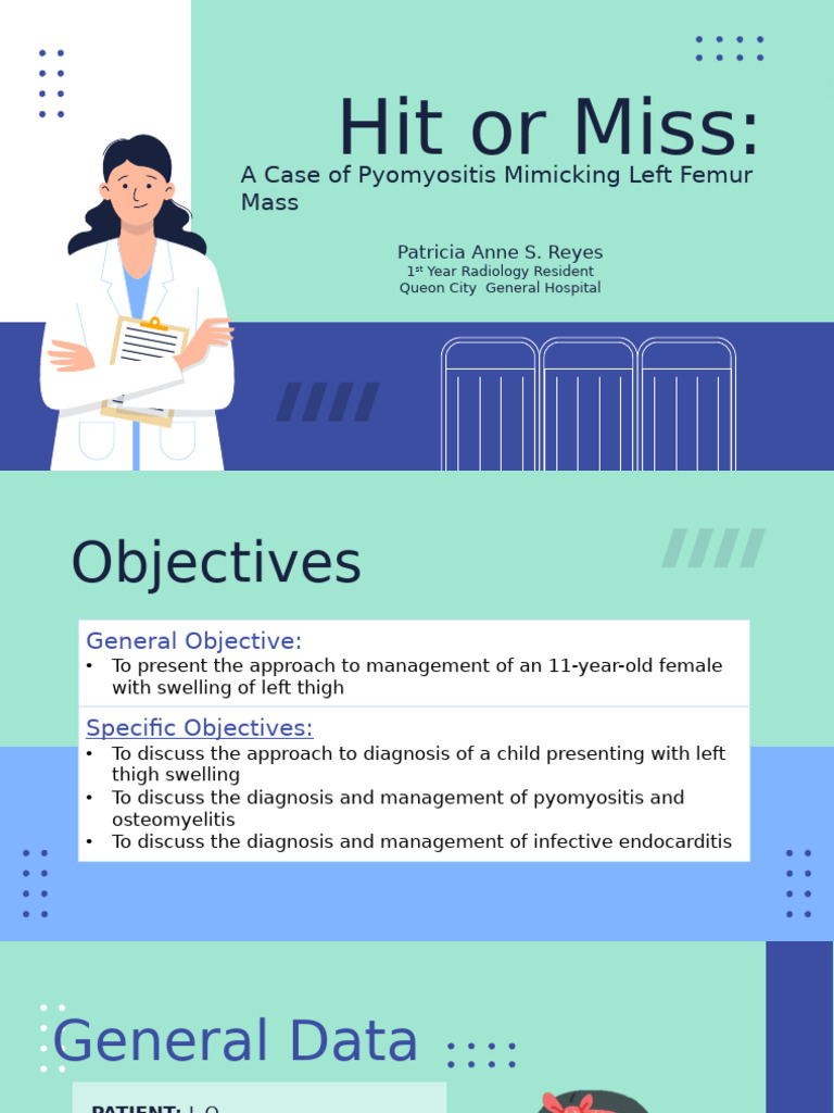 Pyomyositis Icp Patipie | PDF | Medical Imaging | Methicillin Resistant ...
