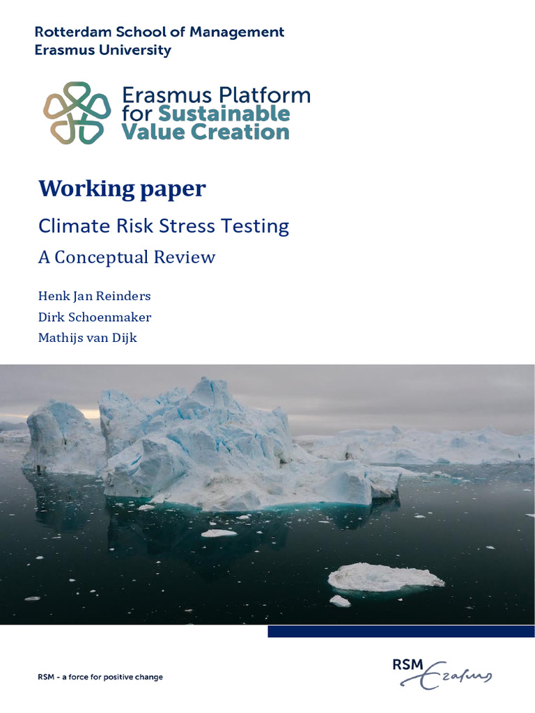 Climate Risk Stress Testing Overview | PDF | Option (Finance) | Risk