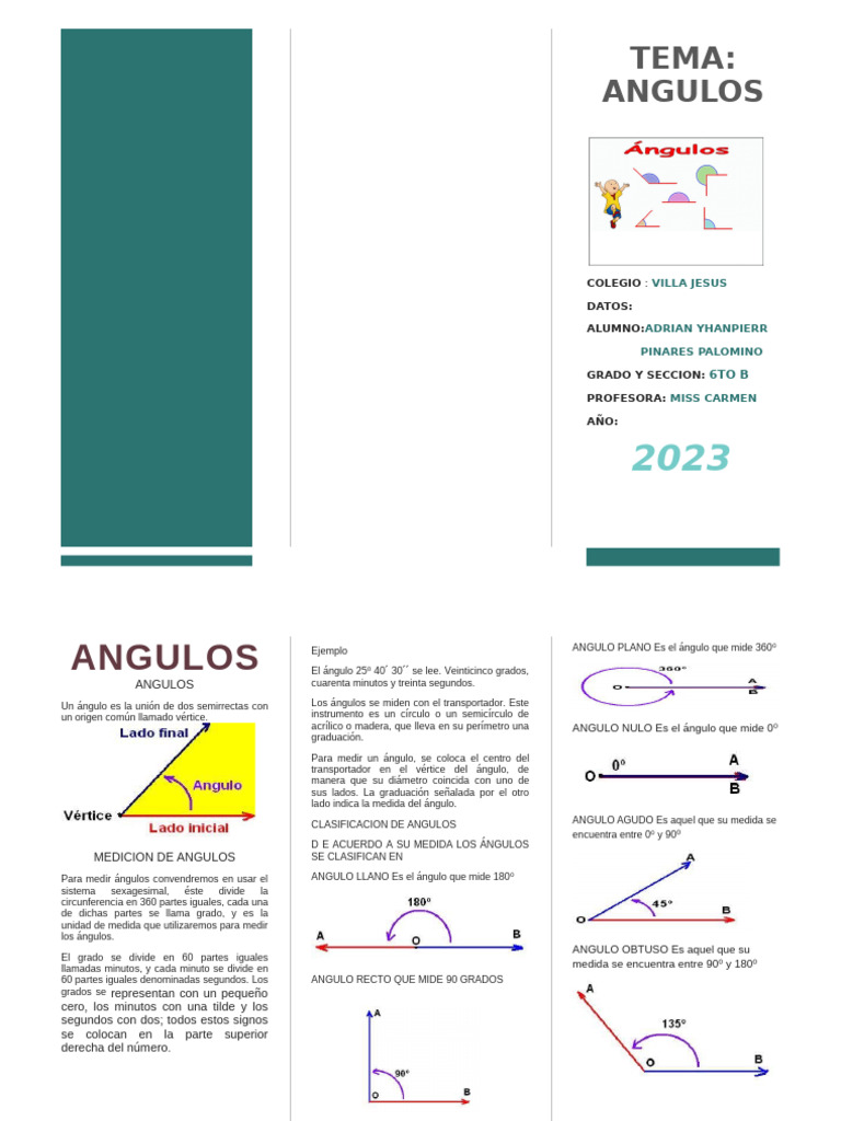 TEMA Angulo | PDF | Ángulo | Euclides