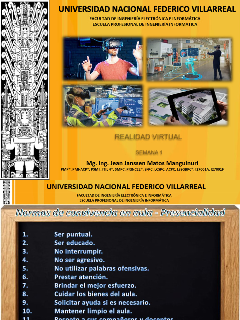 Epii Real Virt Semana1 MG JM | PDF | Realidad virtual | Ingeniería ...