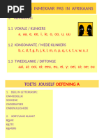 Graad 9 Afrikaans EAT Kom Ons Oefen Die Infinitief | PDF