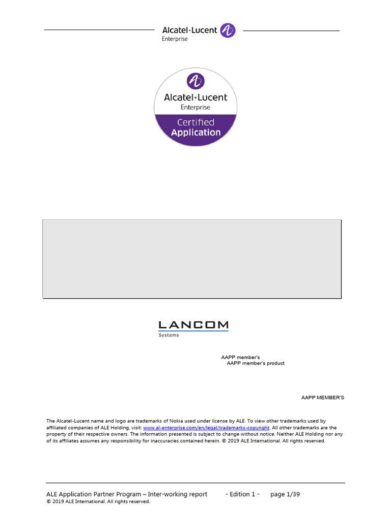 AAPP SBC Test Plan Final Version | PDF | Voice Over Ip | Session ...