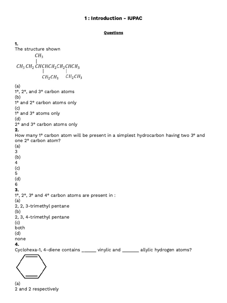 IUPAC 1-merge | PDF | Acid | Organic Compounds