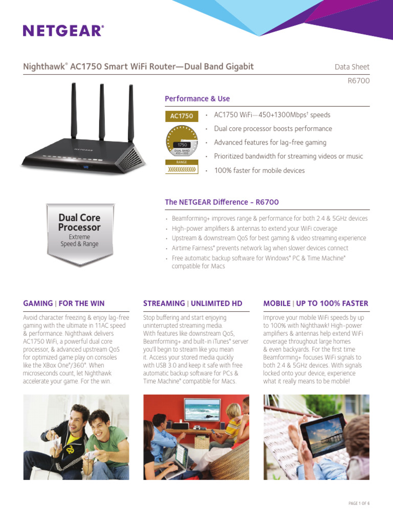 R6700 Manual | PDF | Wi Fi | Computer Network