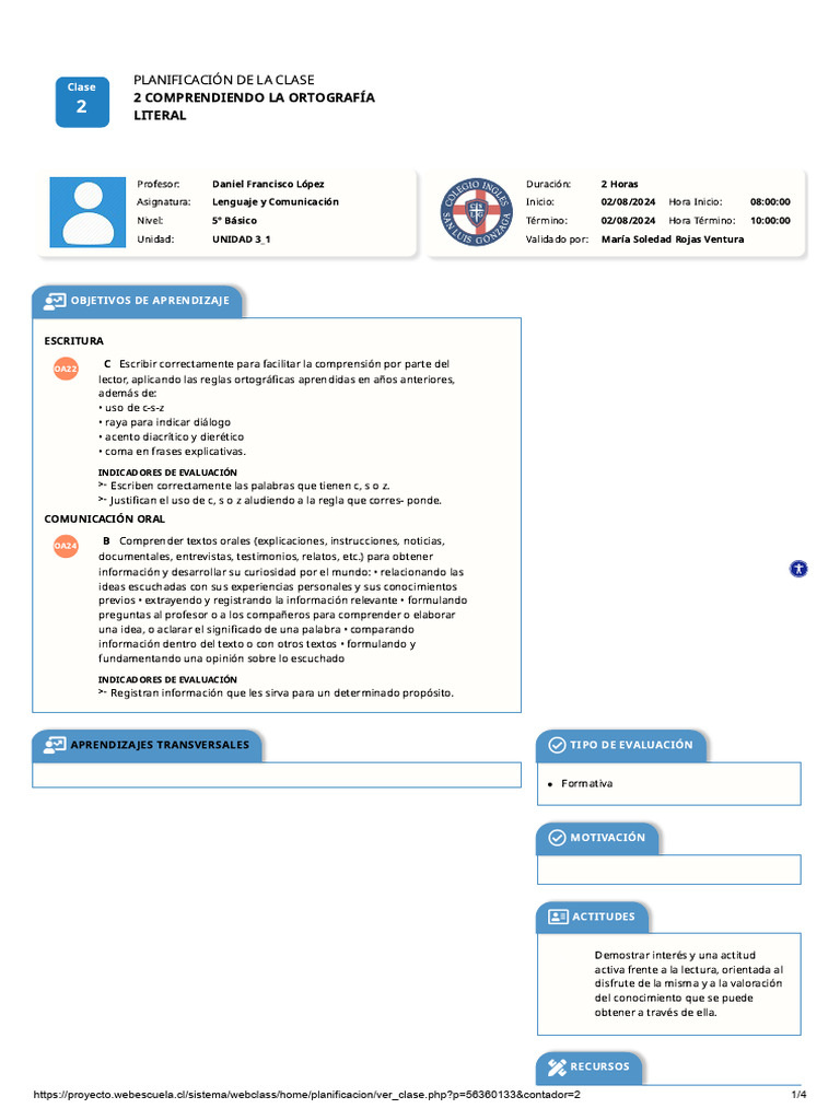 Unidad 3 Clase 2 5to | PDF | Evaluación | Comunicación