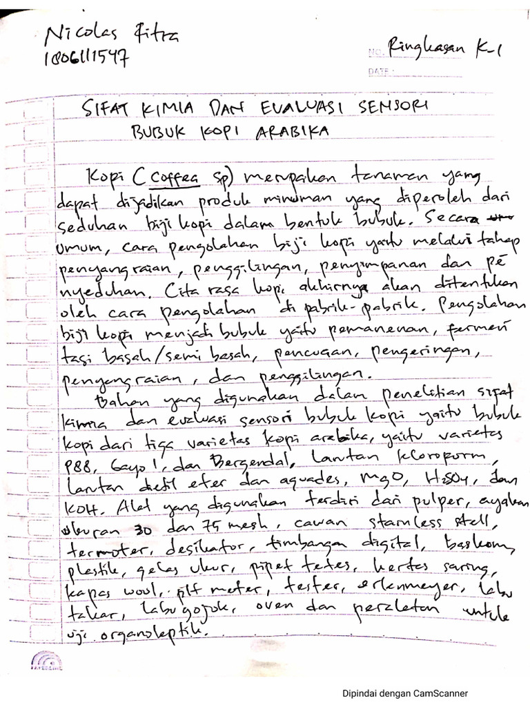 Ringkasan Materi K-1 | PDF